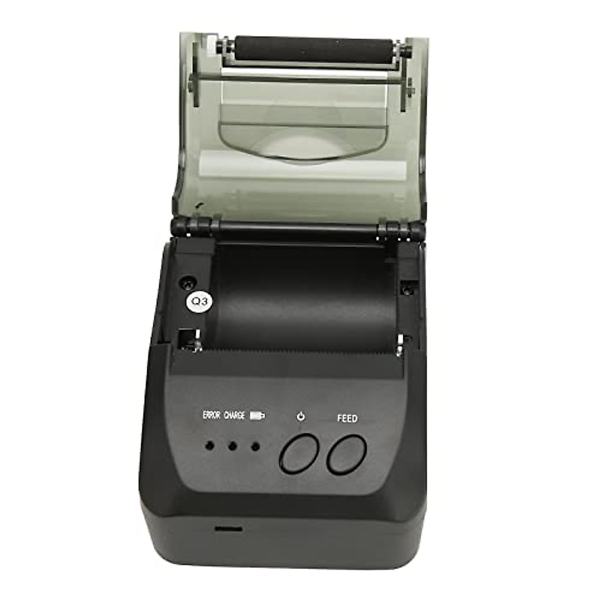 CHICIRIS Mini Thermal Printer, Low Noise, Auto Sleep Mode, Portable Receipt Printer, Energy Saving for Office (US Plug)