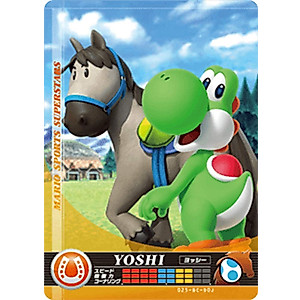 Nintendo Mario Sports Superstars Amiibo Card Horse Racing Yoshi for Nintendo Switch, Wii U, and 3DS