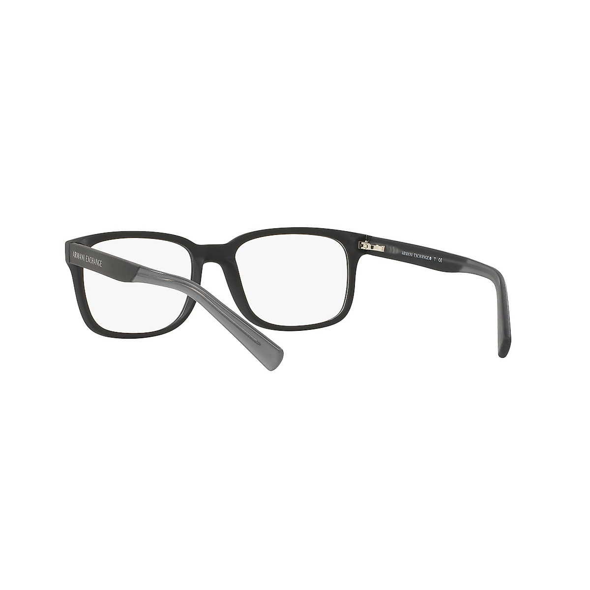 A|X ARMANI EXCHANGE Men's AX3029 Square Prescription Eyeglass Frames, Matte Black/Demo Lens, 54 mm
