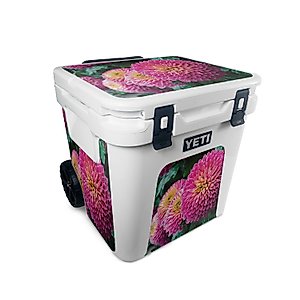 MightySkins Skin Compatible with Yeti Roadie 48 Wheeled Cooler - Chrysanthemum | Protective, Durable, and Unique Vinyl Decal wrap Cover | Easy to Apply, Remove, and Change Styles | Made in The USA