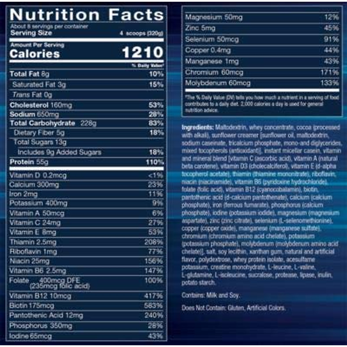 BODYTECH Prime Mass - Chocolate (6 lbs./8 Servings)