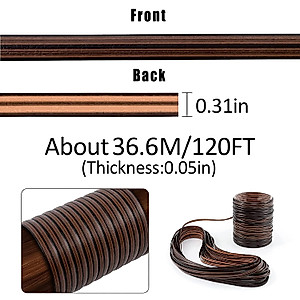 Wicker Repair Kit - 120ft Rattan Patio Chair Sofas Repair Supplies for Outdoor Lawn Furniture, Premium New Materials Basket Weaving Webbing Replacement Parts
