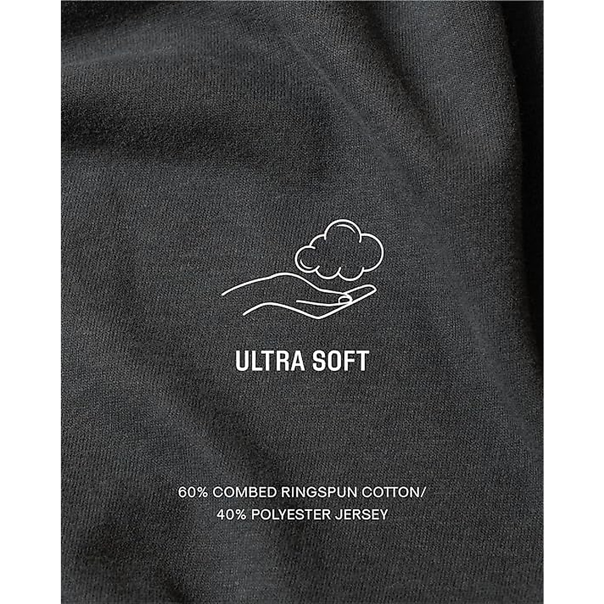 True Classic Mens T-Shirts - Short Sleeve Crew Neck Plain Novelty T Shirt for Men, Pack of 6, Variety, L