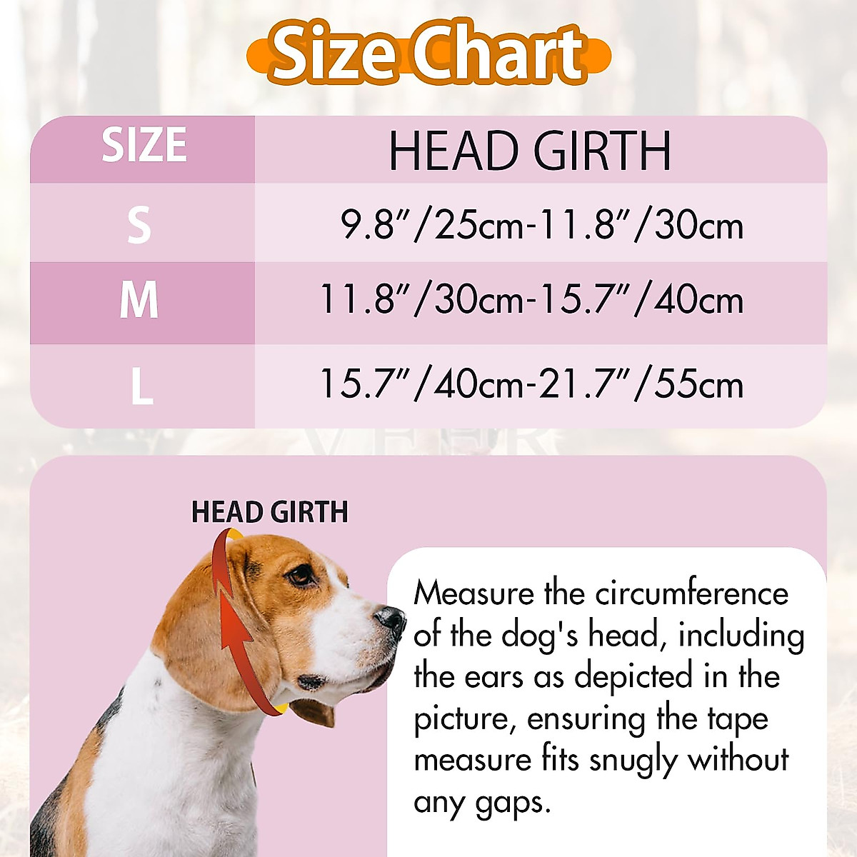 IDOMIK Dog Calming Hoodie,Ear Wraps for Dog to Calm Anxiety,Ears Head Cover for Dogs Noise Protection,Snoods for Dogs Grooming Force Drying Fireworks,Dog Ear Protector,Dog Hematoma Ear Wrap,Pink,L