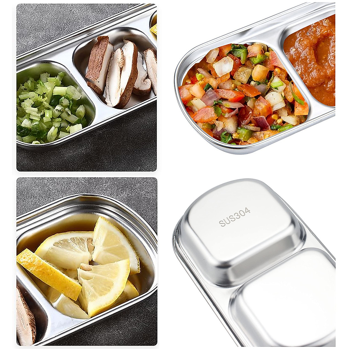 Taco Holders 4 Packs, Stainless Steel Taco Racks With Handles by Encoli, Toco Stand Hold up to 3 taco, Oven Grill Dishwasher Safe