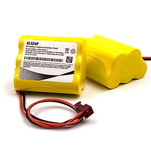 YUTSUJO (2-Pack) 6V AA Ni-CD Battery Pack Replacement for Sure-Lite 026-149, SL026-149, S/L 026-149, ANIC1204, Energizer 41B020AF17201, Dantona CUSTOM-55 Emergency Lighting