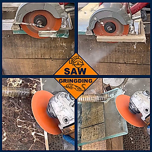 Glass Cutting Disc 4-1/2 Inch (3PCS) for Angle Grinder with 7/8" Arbor Hole, 0.63" Ultra-Thin Saw Blade Wheel Polishing Diamond Cutting Disc for Glass, Jade, Wine Bottles, Tile, Ceramic, Marble