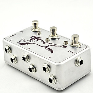 Hand Made Triple Effects Loop Pedal, 3 Looper Switcher Guitar Pedal HH-1
