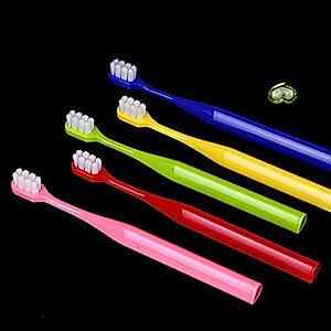 LASMILE Extra Soft Toothbrush for Sensitive Gums, Micro Nano Manual Toothbrush with 15000 Soft Bristle for Adult Pregnant Women Elderly Children and Gum Recessions Protect Fragile Gums (2Pack)