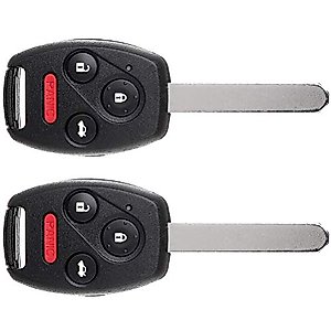 OCPTY 2X Flip Key Entry Remote Control Entry Remote key Fob Transponder Ignition Key replacement for 04-2 for H onda Accord CR-V fcc:OUCG8D-380H-A 35111-SHJ-305 850G-G8D380HA