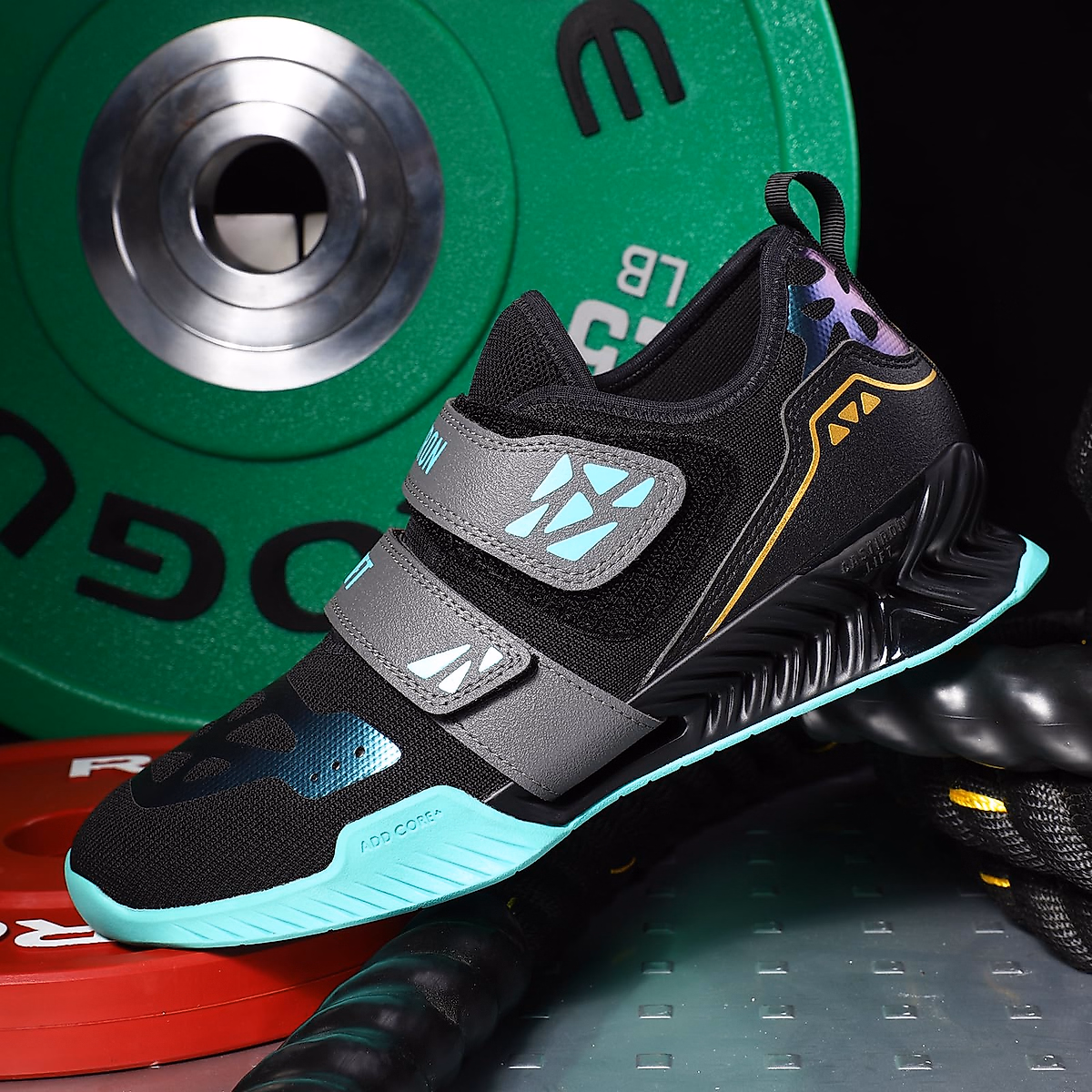 CASTIRON LIFT Weightlifting Shoes,Squat Shoes for Gym Powerlifting Shoes Deadlifting Footwear,Weight Lifting Shoes for Men Women Green