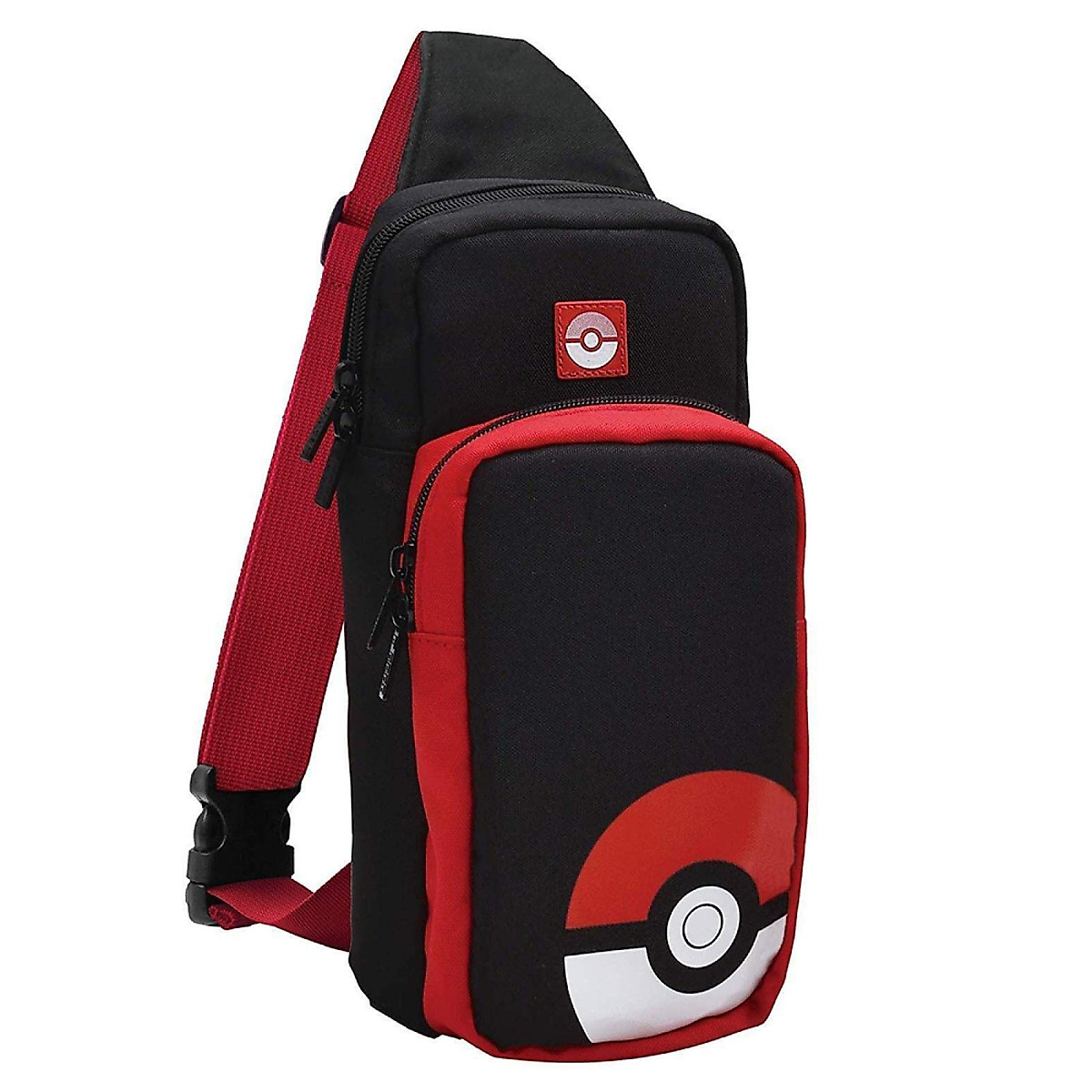 NC Travel Bag, Console Accessories, Nylon Waterproof Portable one-Shoulder Chest Messenger Side Bag Storage Sling Backpack, Suitable for Nintendo Switch, Men's, Boys 2