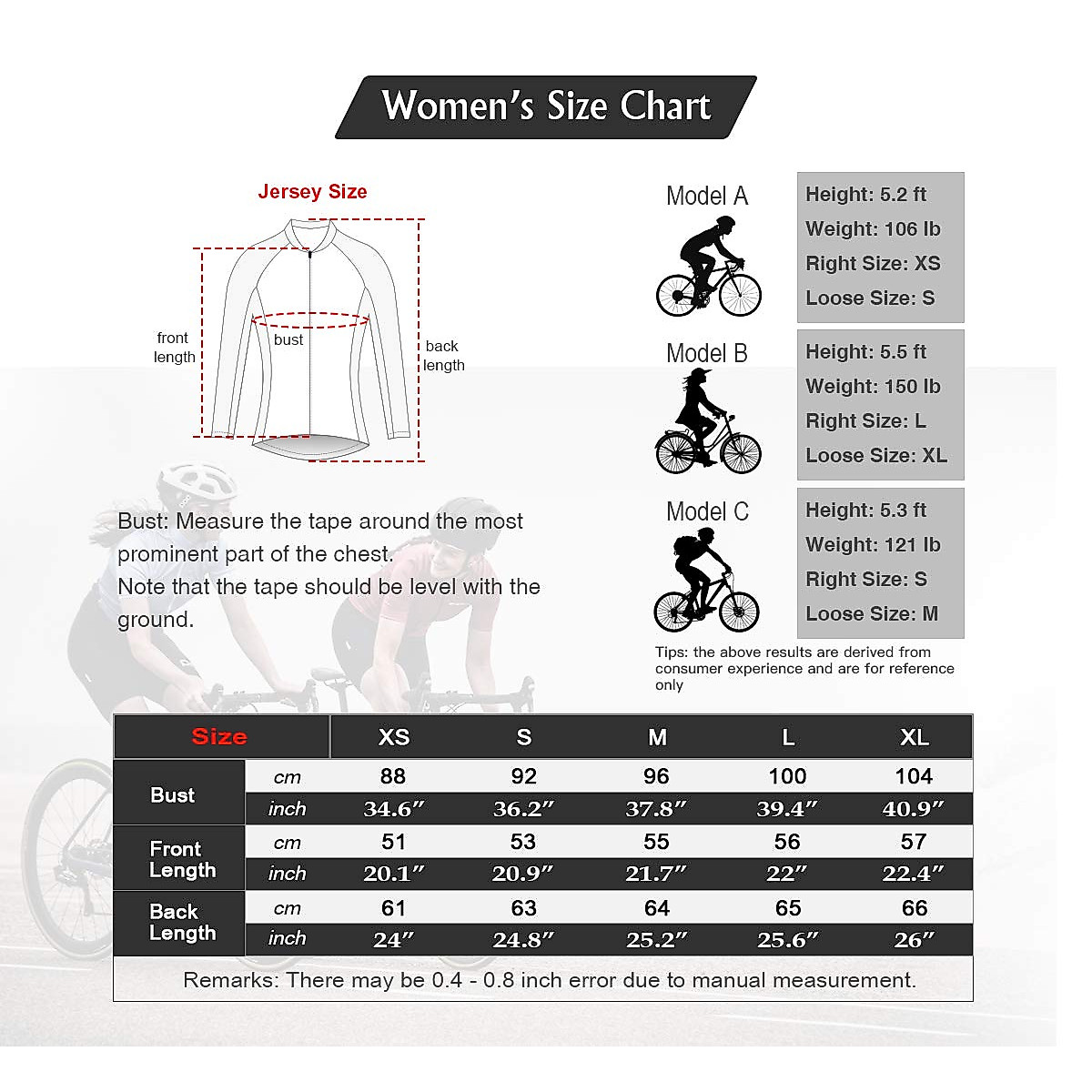 CATENA Women's Cycling Jersey Long Sleeve Shirt Running Top Moisture Wicking Workout Sports T-Shirt Womens Summer Tops Rose
