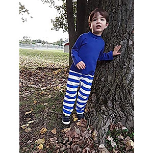 Terrible 2's Strip Proof One-Piece Romper with a Back Zipper in Blue/White (3 T)