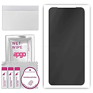 apgo Hydrogel Privacy Matte Screen Protector for Oppo Reno2 Z, Anti Spy, Hydrogel Film, Flexible, Soft TPU with positioning layer easy installation