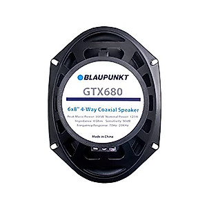 Blaupunkt 6 x 8-Inch 300W 4-Way Coaxial Car Audio Speaker, Set of 2