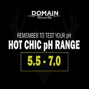 Domain Outdoor Hot Chic Food Plot Seeds for Deer, Chicory - 2 Varieties of Clover, Great to Plant in Spring or Fall, Hardy Mixture of PH Tolerant Perennials, Can Last Several Years, 1/2 Acre