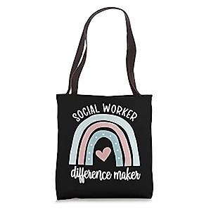 Social Worker Difference Maker Social Workers Month Tote Bag