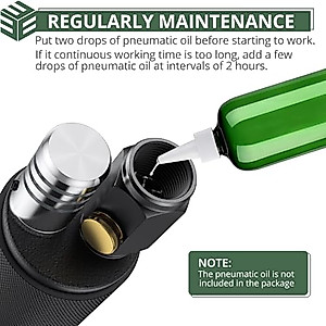 EYPINS Air Angle Grinder,Air ‎Right Angle Die Grinder 1/4" 90 Degree Heavy Duty 20000 RPM Pneumatic Sander Polisher Tool for Contour Grinding, Polishing, Milling