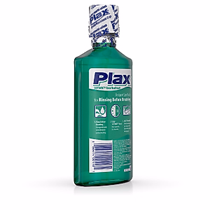Plax Advanced Formula Plaque Lossening Rinse, Soft Mint, 16 Fl. Oz