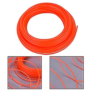 YWBL-WH 49-Foot Round Nylon Trimmer Cord Line for Lawn Mower Brush Cutter Grass Trimmer Strimmer(red(2.4mm*15m)), Cutting Tool