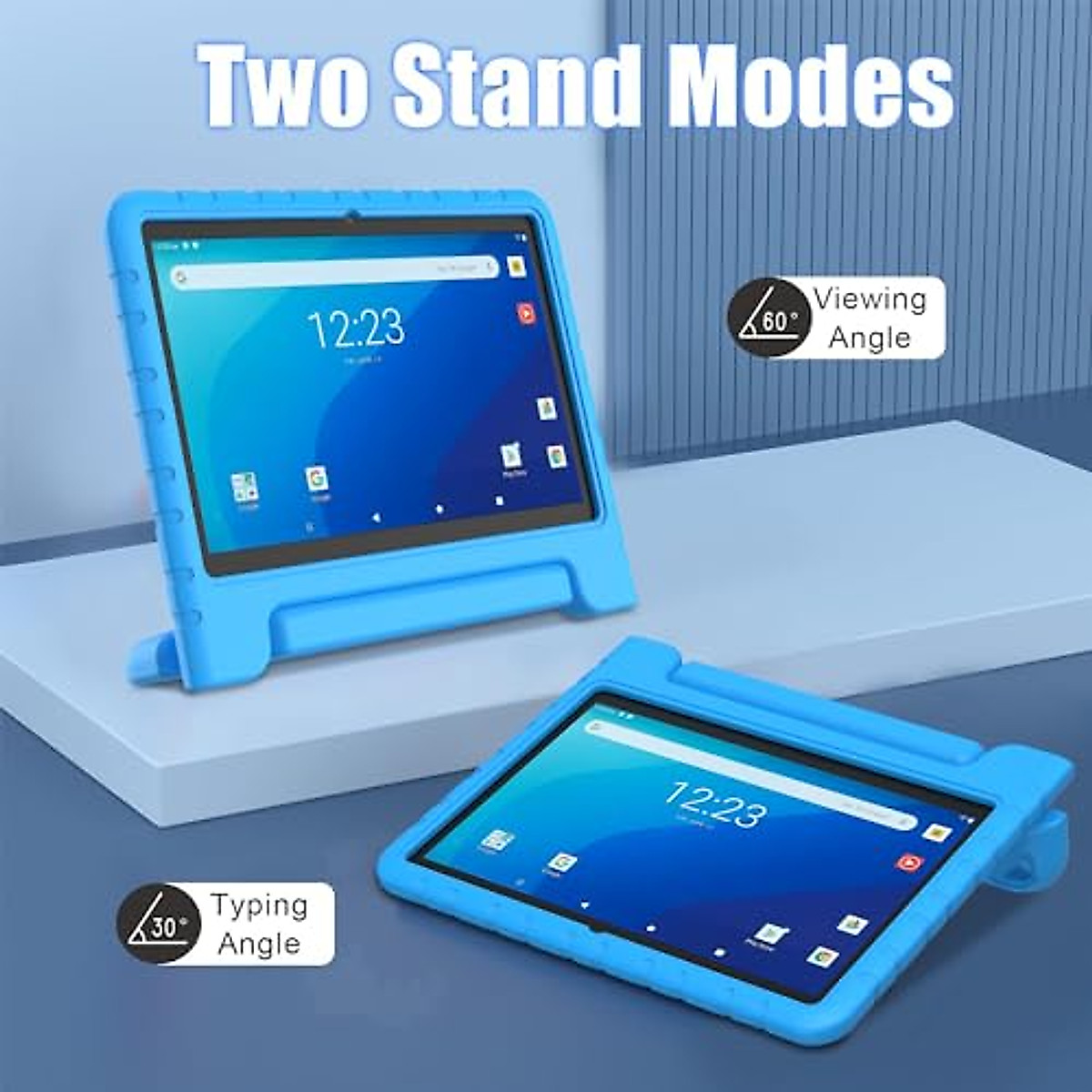 BMOUO Kids Case for Onn 10.1 Pro Tablet 2020 (Model:100003562),Shockproof Light Weight Convertible Handle Stand Kids Case for Onn 10.1 inch Pro Android Tablet 2020 (JUST for Onn 10.1 PRO),Blue