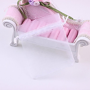 Wudygirl 100pcs Organza Bags 4X6 with Drawstring Jewelry Pouches Bags for Party Wedding Christmas Candy Seashell Favor Bags (White 4x6)