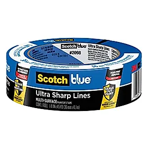Scotch 2098-36CC-XS ScotchBlue Original Painters Tape, 1.41" Width, Blue