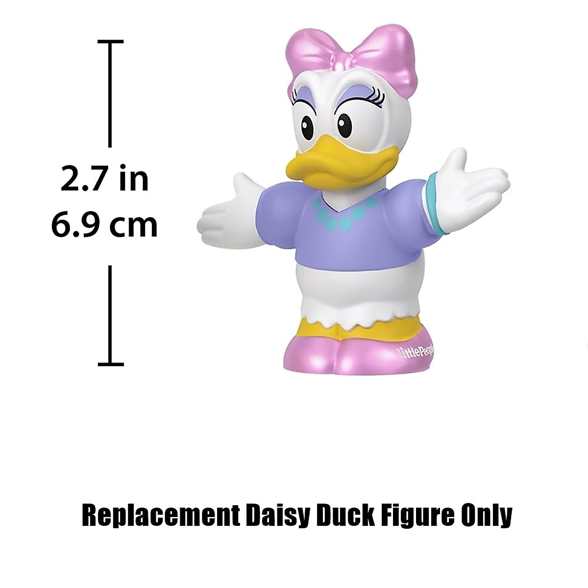Replacement Part for Little People 100 Year Collectible Series of Mickey Mouse and Friends Playset - HPJ88 ~ Replacement Daisy Duck Figure