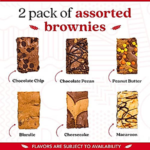 DAVID'S COOKIES Assorted Easter Brownies in Carton Pack | Enjoy Our Homemade, Delicious, Great for Sharing Freshly-Baked Easter Food Brownie Snacks - Ideal Gift This Easter Season - 2 Pack