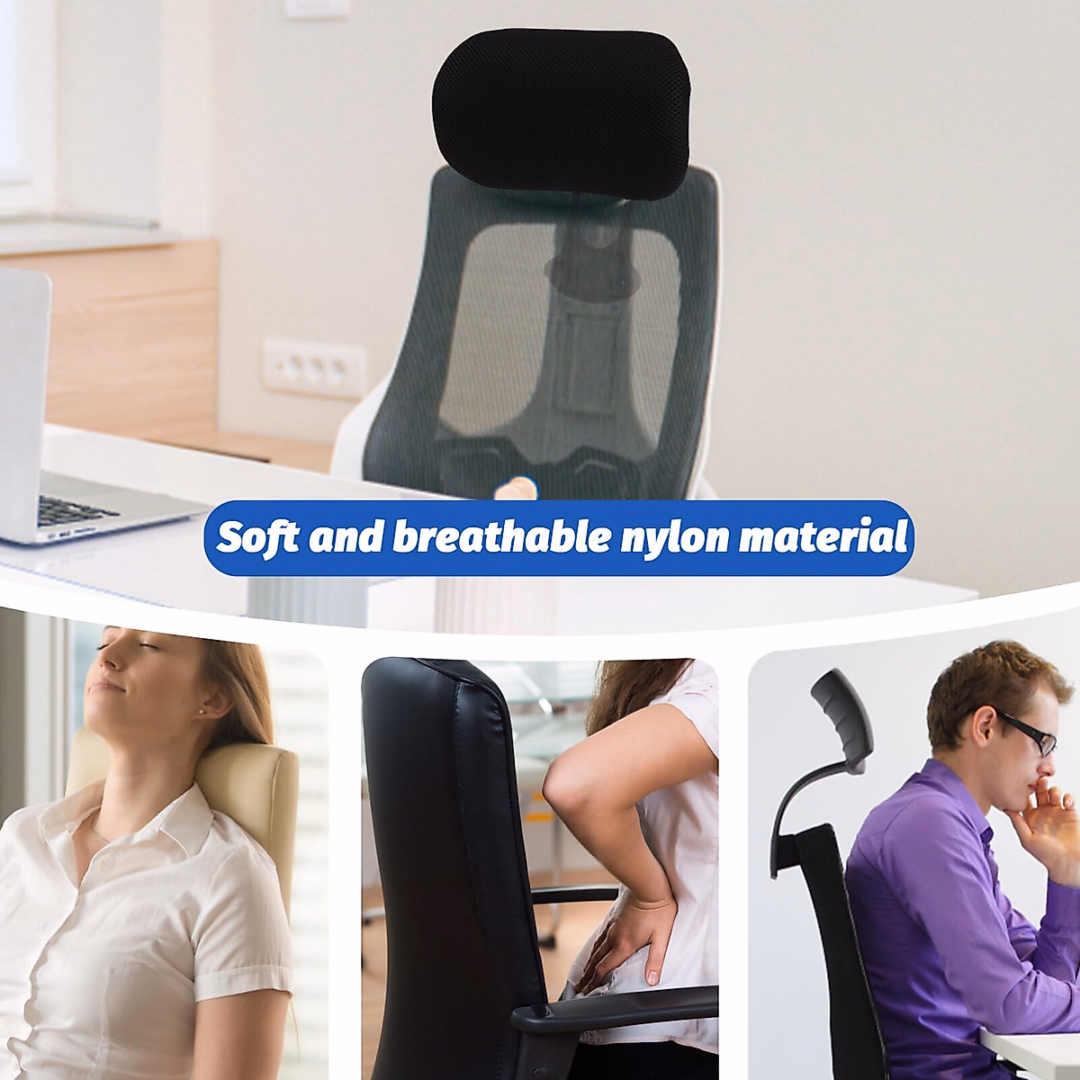 Holibanna Office Supply Computer Chair Head Pillow Comfortable and Practical for Work Chairs