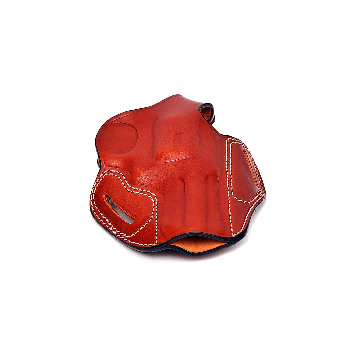 Leather Holster for Taurus 856 Defender 3" Barrel, OWB Thumb Break, Genuine Leather, Right Handed, ShnLeather (Brown)