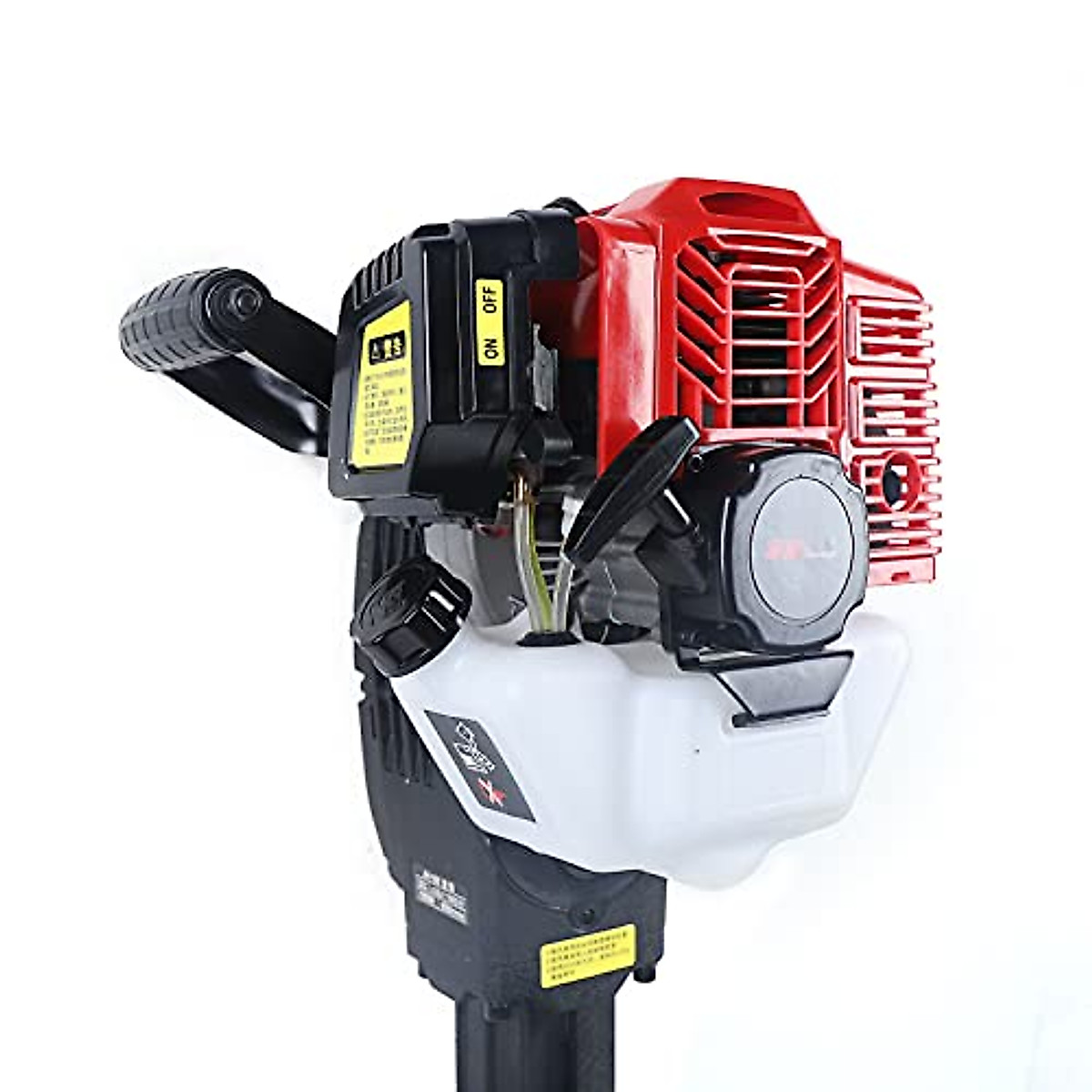 Gasoline Excavator Tree Shovel Drilling Machine, 52cc 2 Stroke Garden Tree Digger, Post Hole Digger with Proportioning Bucket and Funnel Filter
