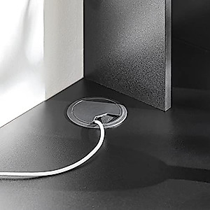 Haotian FWT18-SCH, Black Home Office Table Desk Workstation Computer Desk with Storage Shelves, Trestle Desk