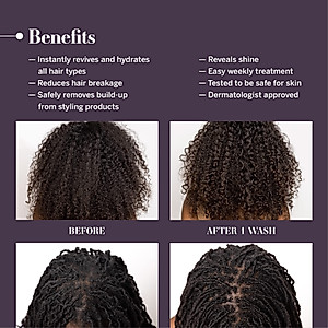 inala Reset Rinse | Weekly Sand Hair Treatment | Removes Scalp Build-up | Hair Loss Prevention | 100% Pure Rice Water Extract - Improves Hair Health | All Hair Types, 6.7 Fl Oz