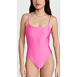 JADE Swim Women's Trophy One Piece, Azalea Sheen, Pink, S