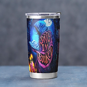 Bad Bananas Gifts for Book Lovers and Readers - Sorry I'm Booked - Books - 20oz Stainless Steel Tumbler