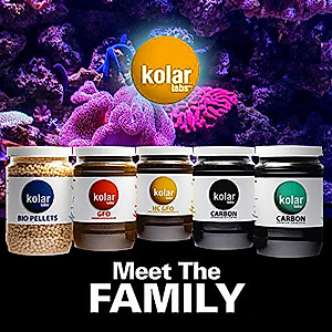 GFO HC - High Capacity Bayoxide E33HC Phosphate Remover - for Fish Tanks, Aquariums & Ponds, 700g (32oz Jar, 1.54lb), by Kolar Labs