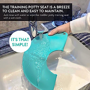 Prince Lionheart Tinkle to Go - Reusable Foldable Portable Potty Training Seat - Toilet Seat Perfect for Travel - Built-in Splash Guard, Perfect Potty Training Toilet Seat, Portable Potty for Toddlers