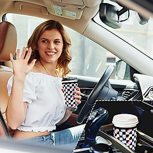 3 Pack Reusable Neoprene Sleeve for Iced & Hot Drinks, Compatible with Starbucks & Dunkin' Coffee Cup (Christmas Fun)