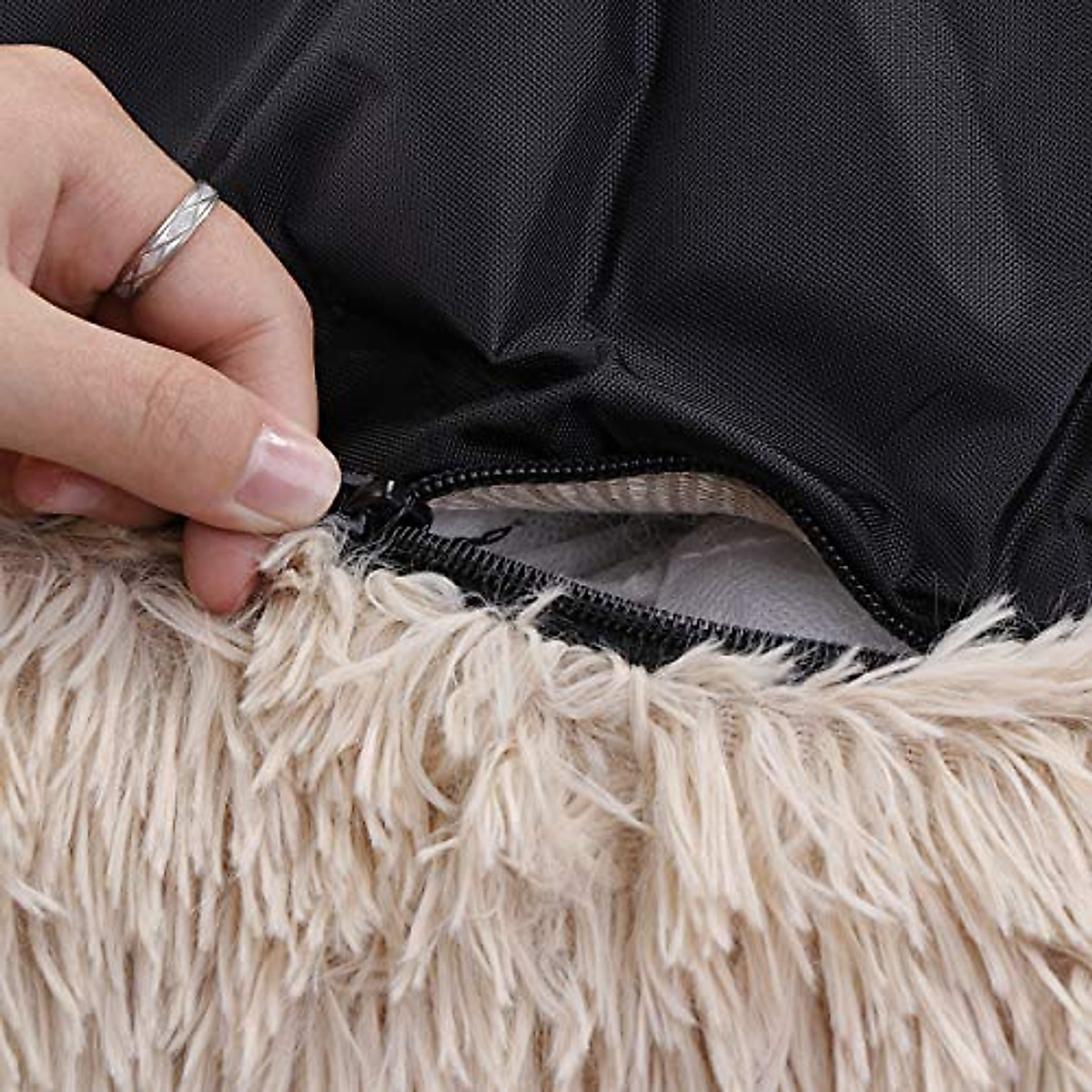 ZENY Pet Bed for Dogs & Cats, Anti-Slip, Machine Washable, Ultra Soft Washable Dog and Cat Cushion Bed