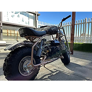 Upgrade Exhaust with Muffler For Coleman Powersports CT200U BT200X CT200u-ex,212cc 196cc/6.5HP Go Kart and Gas Mini Bike Black