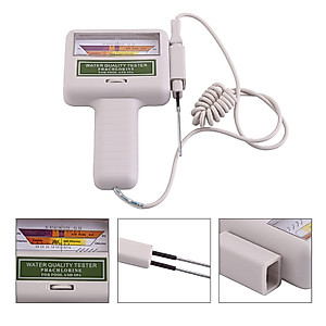 PH Meter Chlorine Tester, Portable 2 in 1 Digital Water Quality Analysis Monitor and Chlorine Level CL2 Tester Meter for Swimming Pool, Spa, Drinking Water