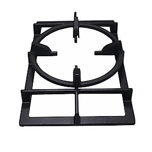 Uniflasy Cast Iron Wok Ring Burner Grate for Gas Stove for Samsung NX58H5650WS, NX58H5600SS, Frigidaire FPGF3077QF GE Appliances JGBS66REKSS Whirlpool
