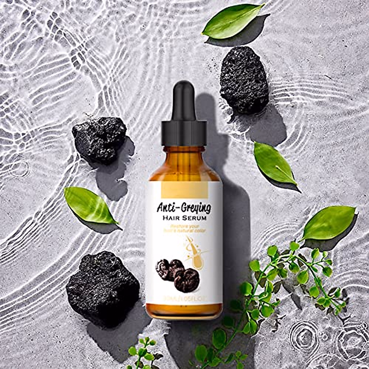 DARKA Anti-Greying Hair Serum, DARKA Pro Anti-Greying Hair Serum, Natural Hair Darkening Serum for Progressively Recover Natural Hair Color & Density for a Younger and More Confident Look (4 Pcs)