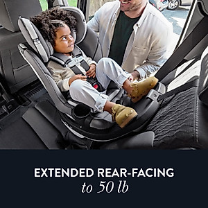 Evenflo Gold Revolve360 Slim 2-in-1 Rotational Car Seat with SensorSafe (Obsidian Black)