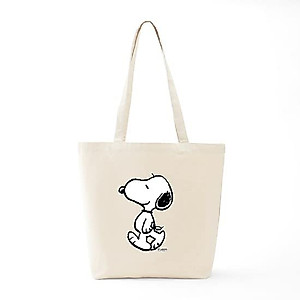 CafePress Peanuts Snoopy Canvas Tote Shopping Bag