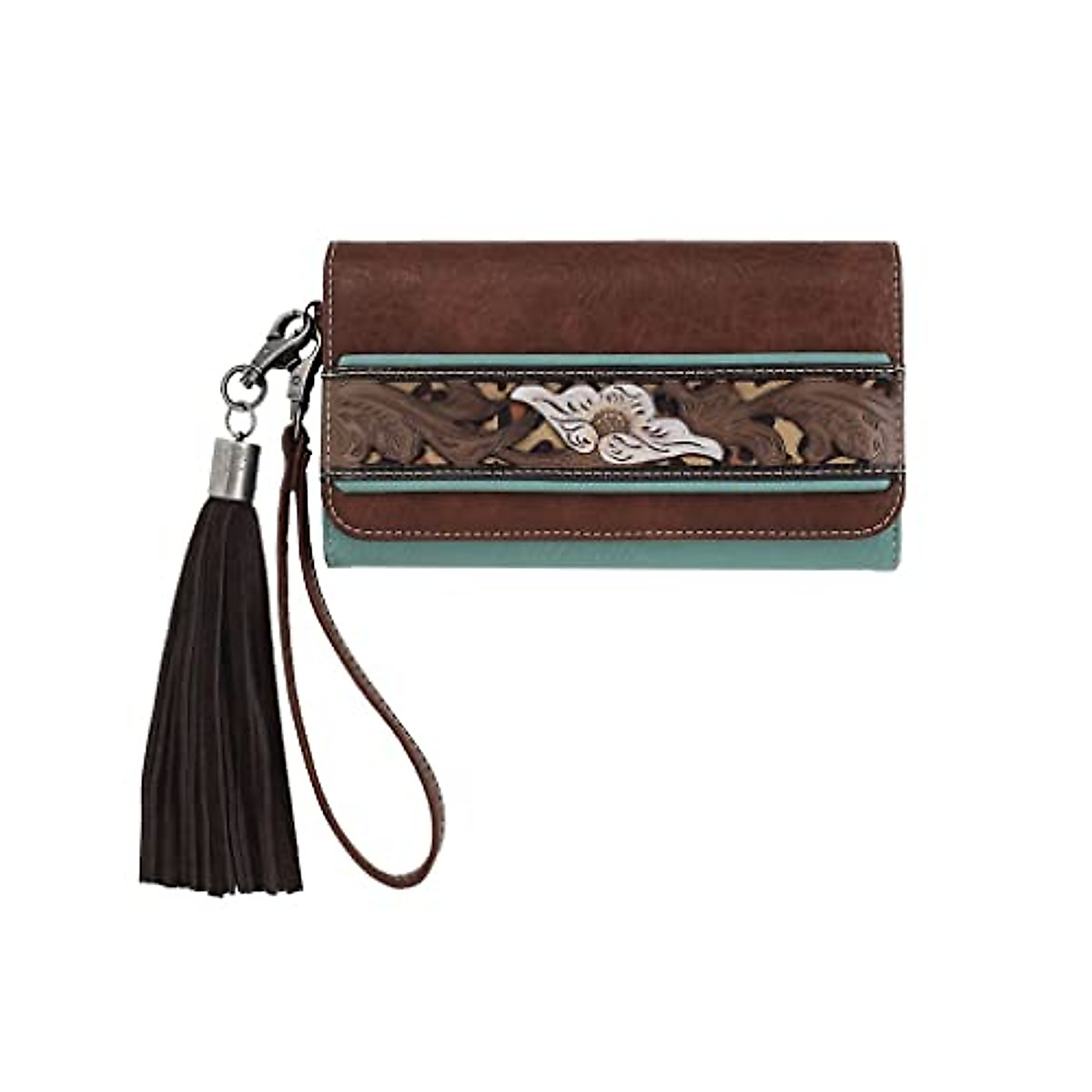 M&F Western Nocona Jean Clutch Brown One Size