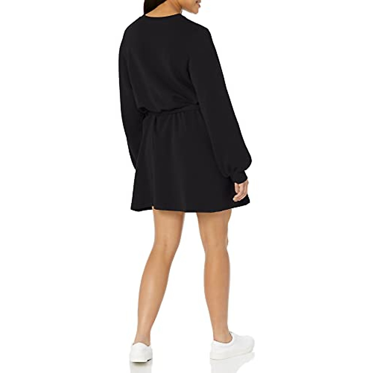 Bandier SJ-SJB10004-Sincerely Jules x The Dahlia Sweatshirt Dress-Black-S