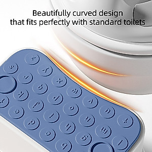 UpPro 2 in 1 Anti Slip Bunny Step Stool, Detachable Double Up Kids Step Stool, Wide Step Toddler Step Stool, Kids Step Stool for Toilet Potty Training, Kitchen, and Bathroom(Blue)